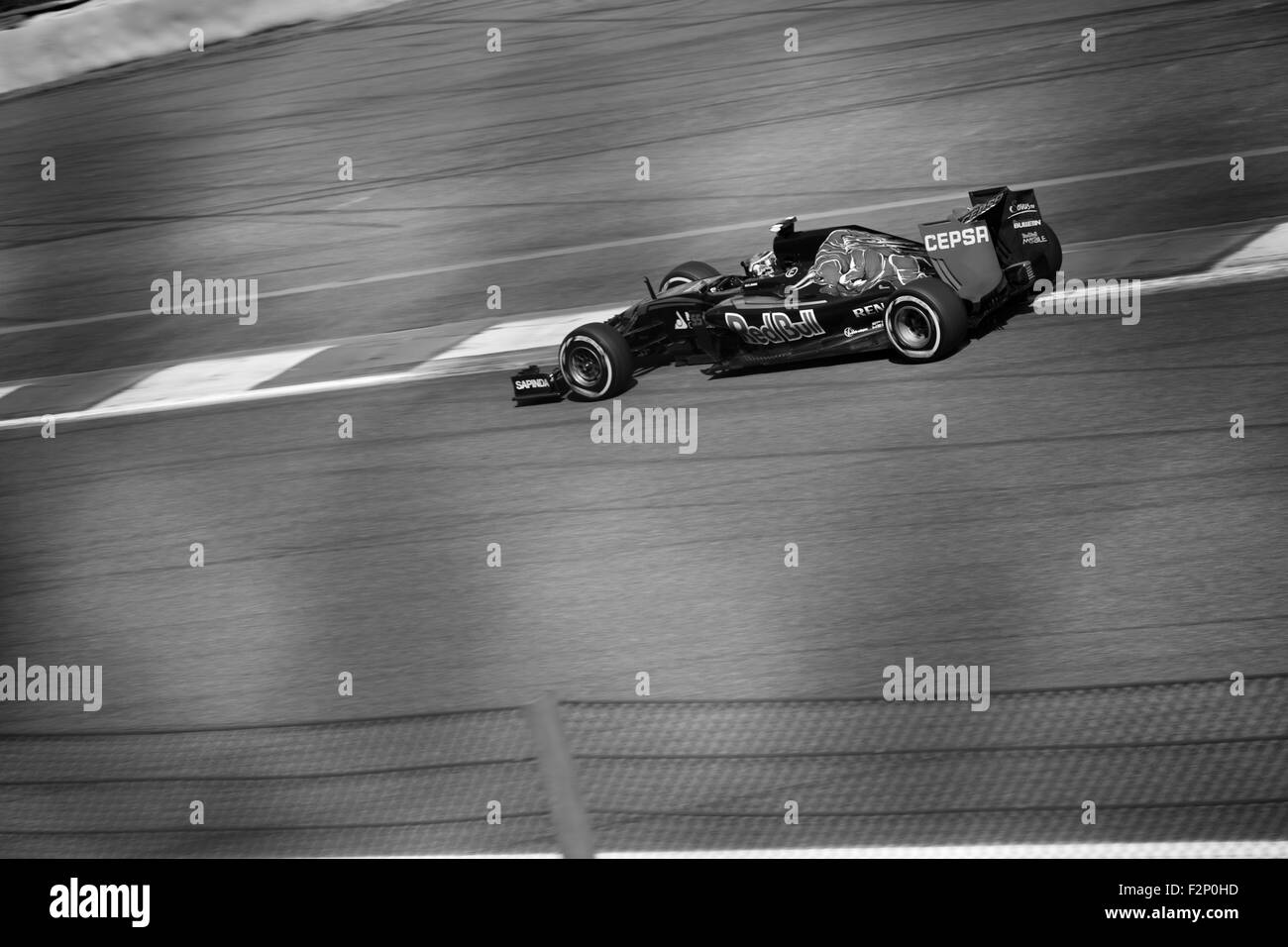 F1 racing formula 1 Black and White Stock Photos & Images - Alamy