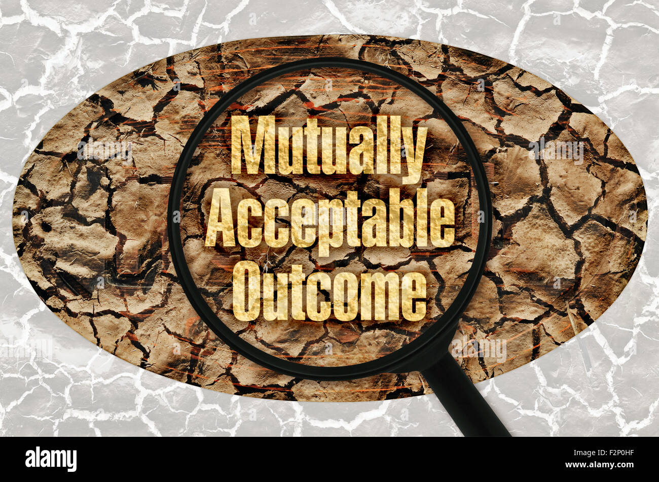 Text Mutually Acceptable Outcome under a magnifier on abstract ...