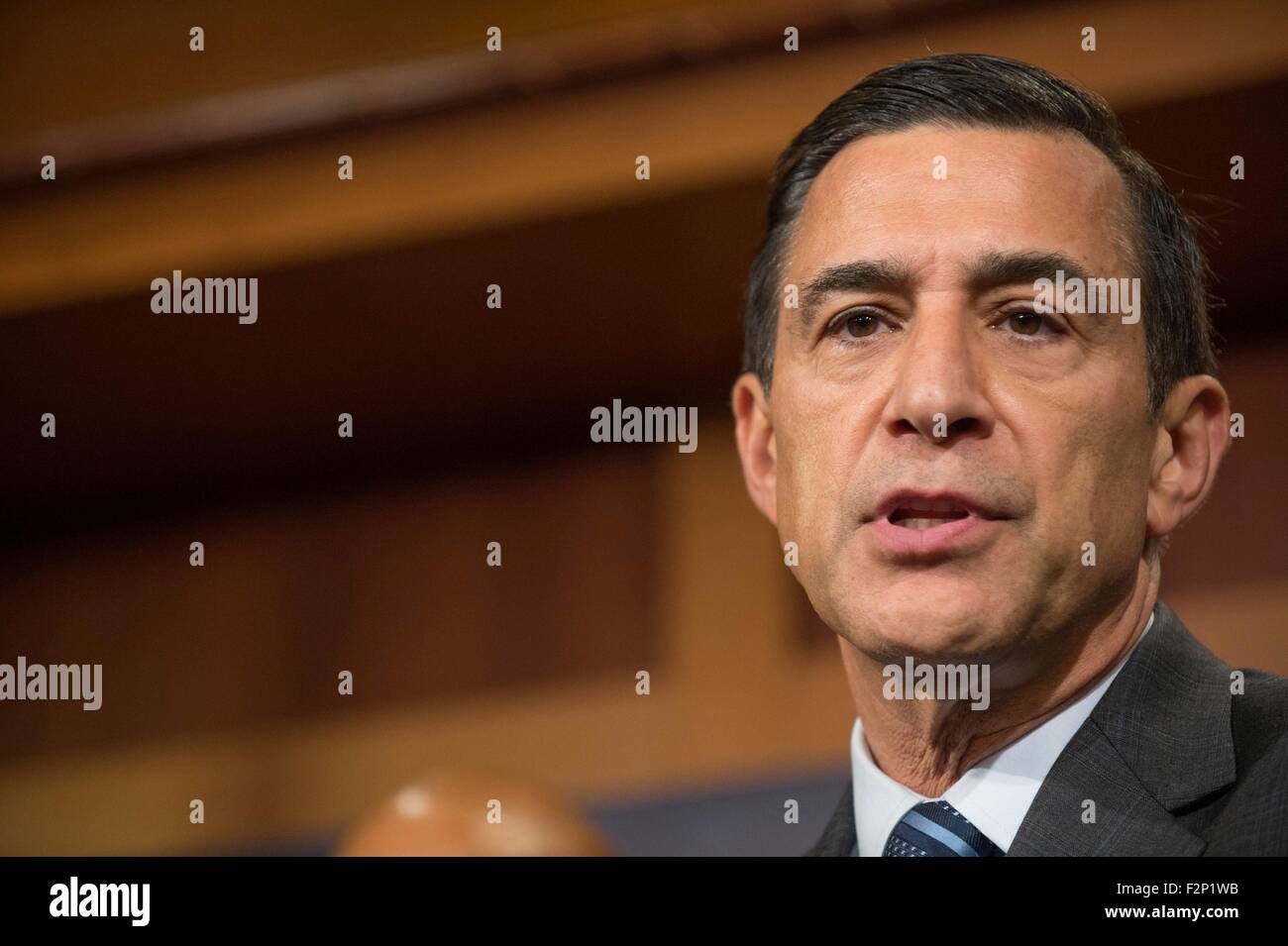 U.S. Rep. Darrell Issa joins other members of Congress during a press ...