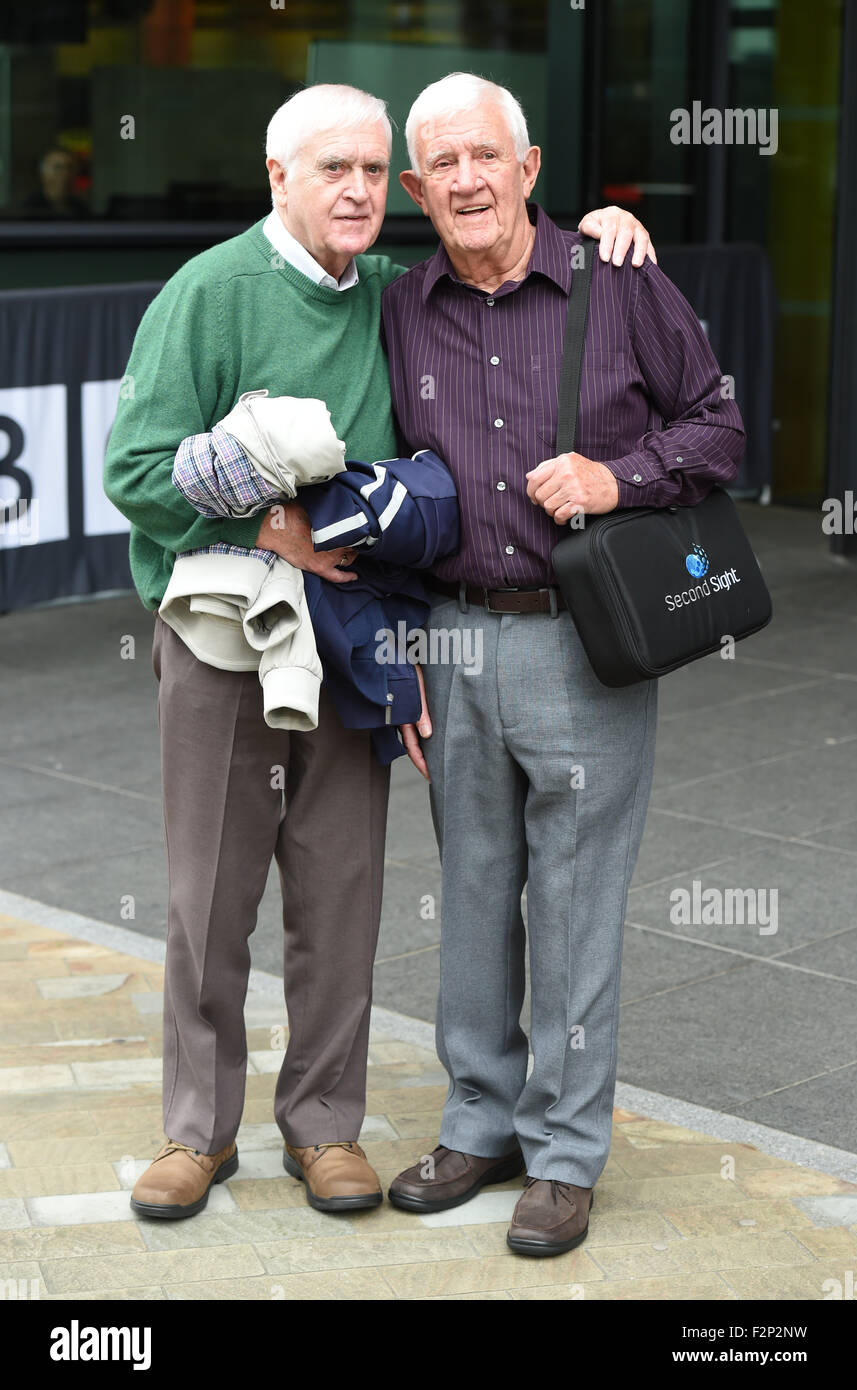 Ray Flynn the worlds fist bionic eye and his surgeon at BBC Breakfast ...