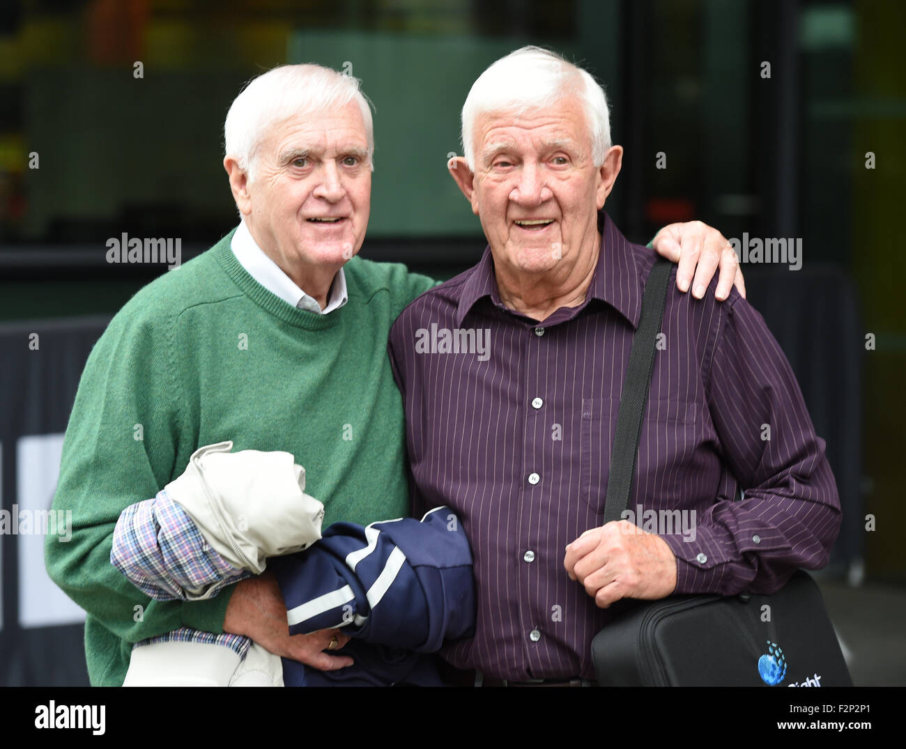 Ray Flynn the worlds fist bionic eye and his surgeon at BBC Breakfast ...