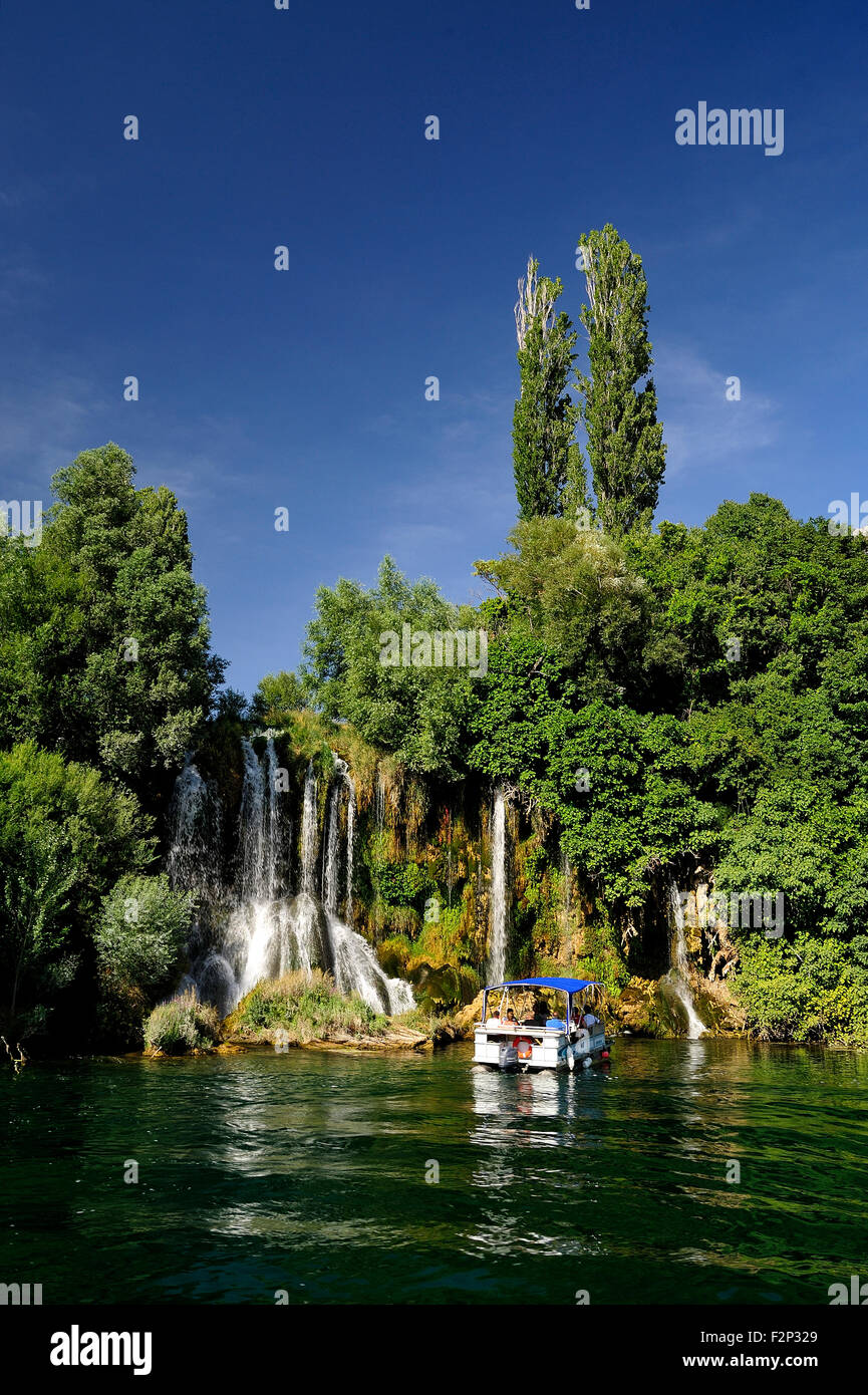 Croatia, Krka National Park, Roski Slap, waterfall Stock Photo - Alamy