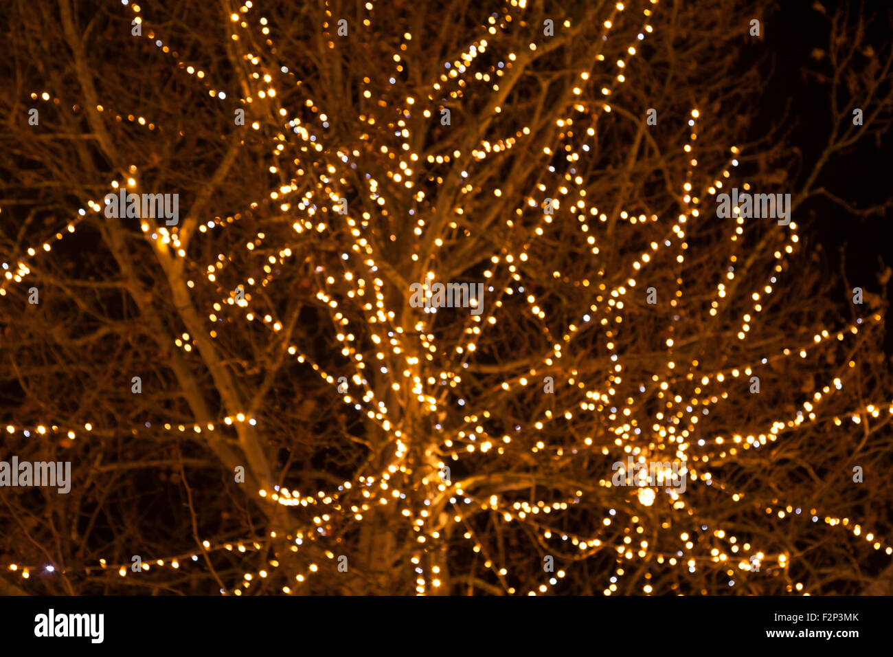 chain of lights for christmas Stock Photo - Alamy