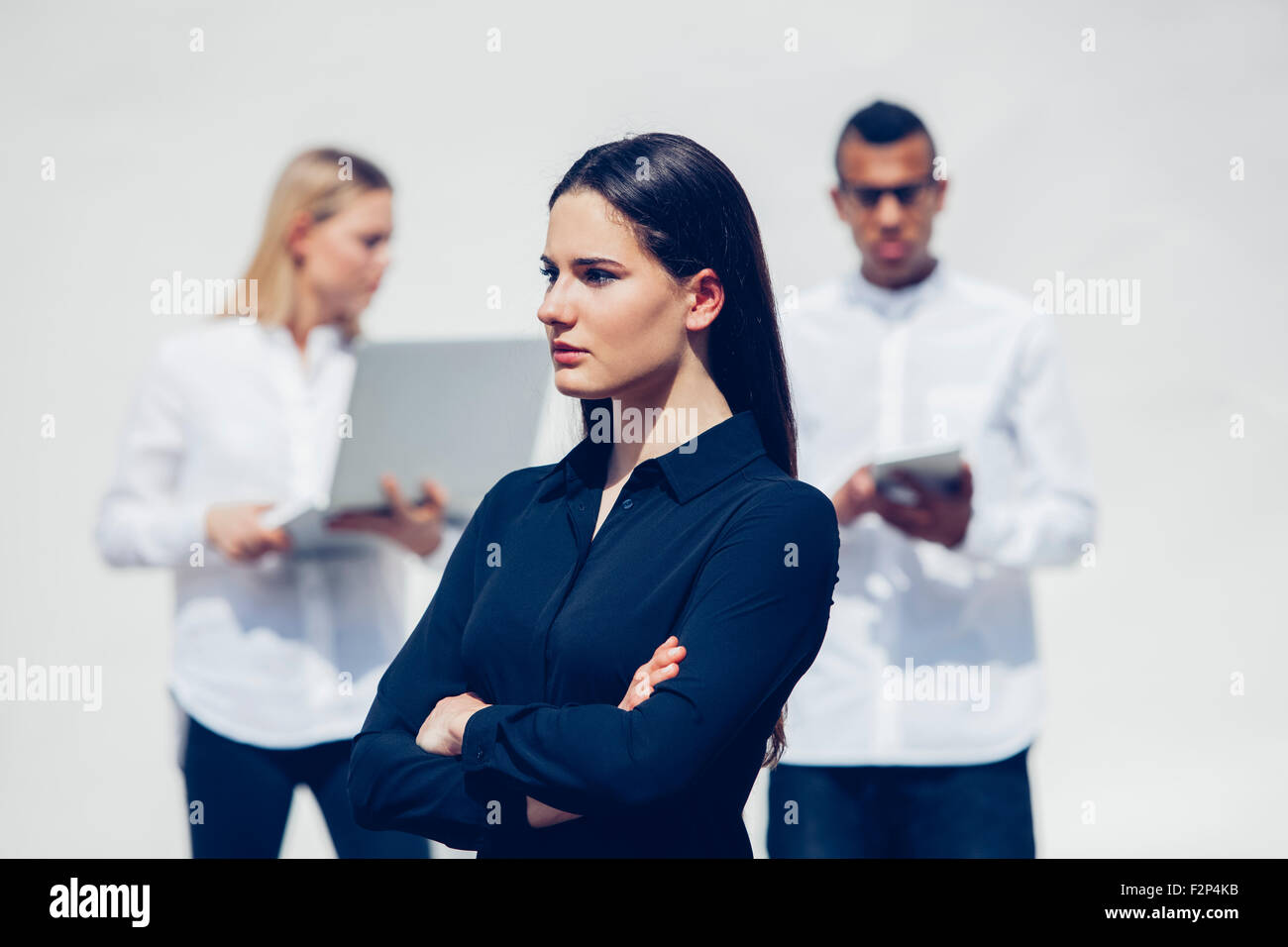 Native american arms crossed hi-res stock photography and images - Alamy
