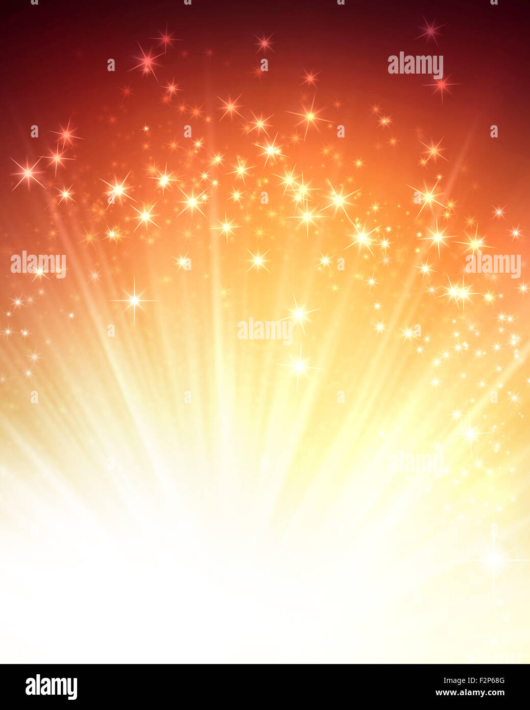Shiny gold background with starlight explosion Stock Photo - Alamy