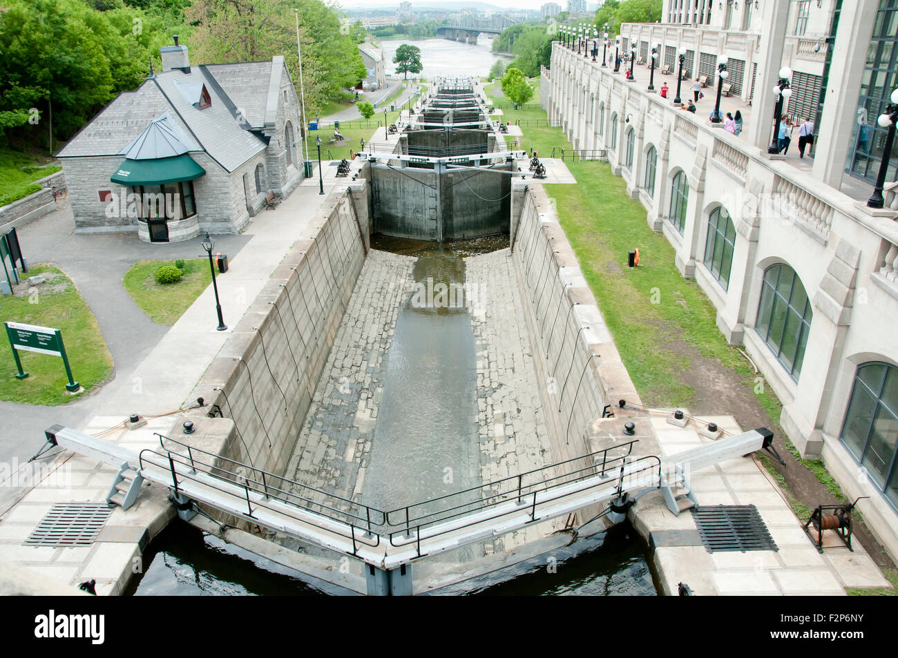 Rideau Canal Locks - Ottawa - Canada Stock Photo - Alamy