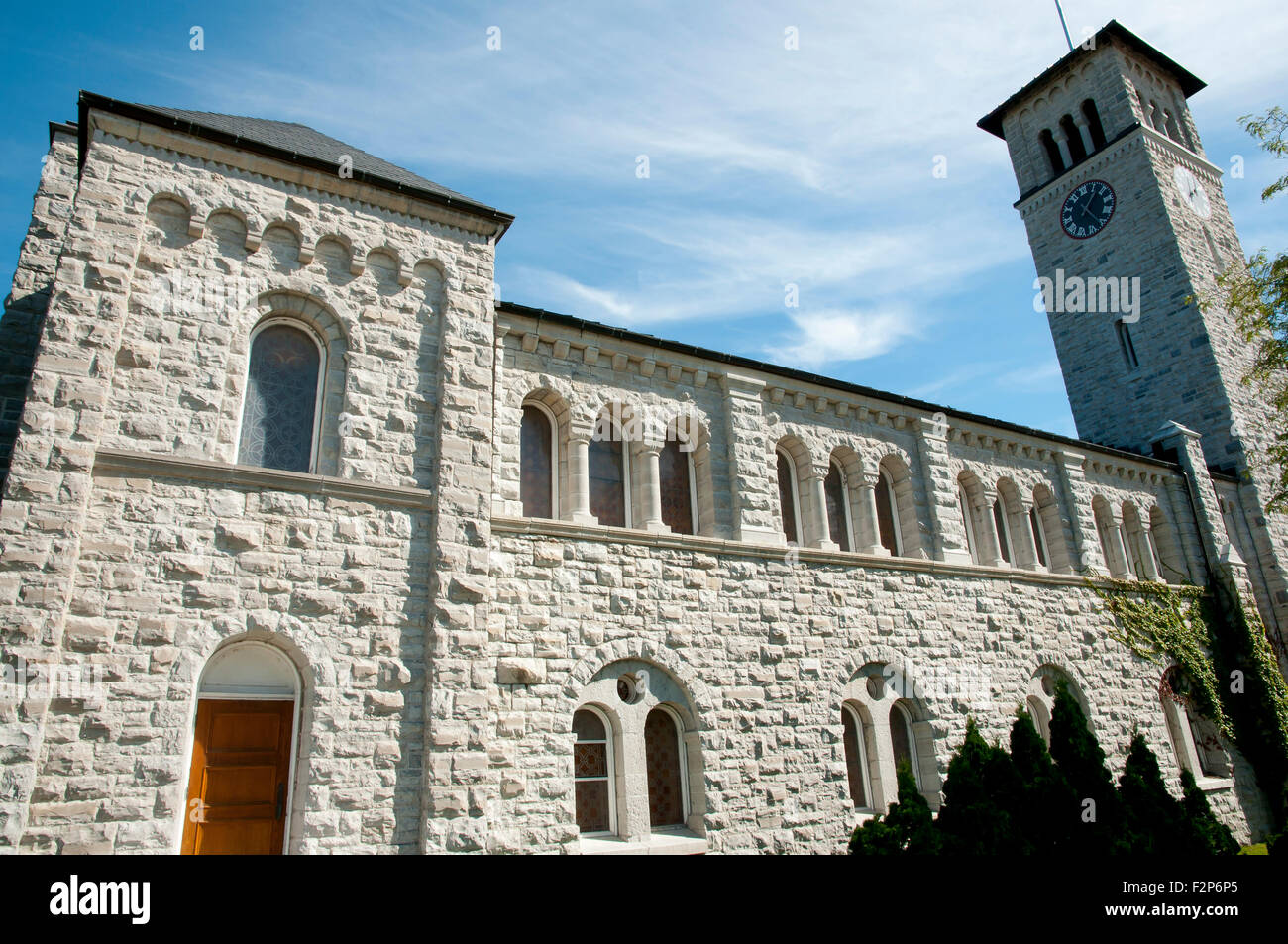 Grant Hall Building at Queen's University - Kingston - Canada Stock ...