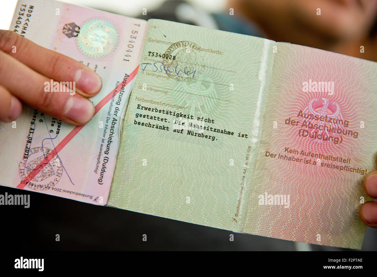 Residence card hi-res stock photography and images - Alamy
