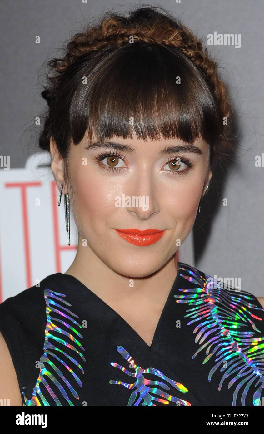 New York, NY, USA. 21st Sep, 2015. Christina Scherer at arrivals for ...