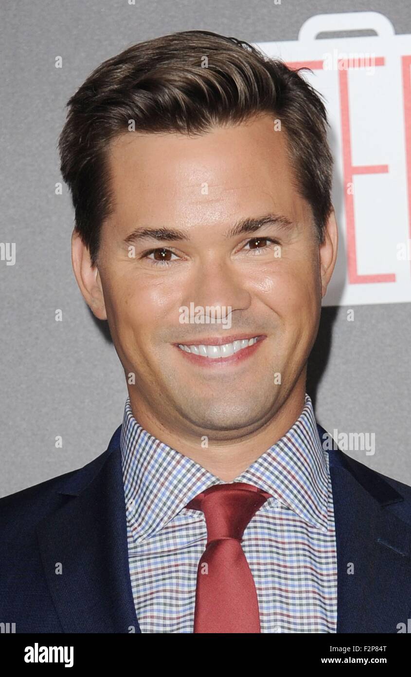 New York, NY, USA. 21st Sep, 2015. Andrew Rannells at arrivals for THE ...