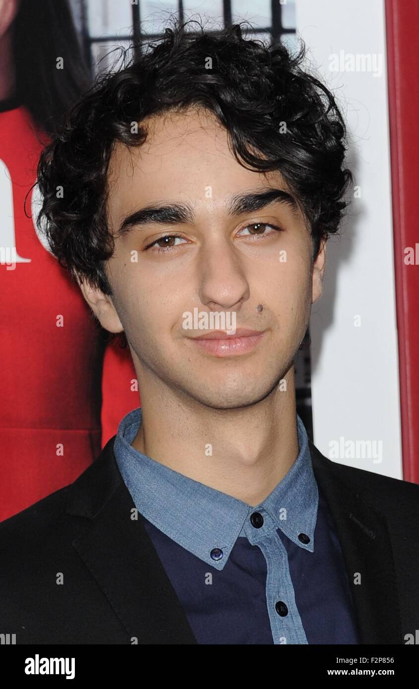 New York, NY, USA. 21st Sep, 2015. Alex Wolff at arrivals for THE ...