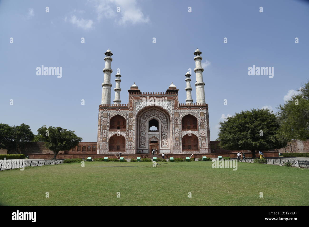 Sikandra fort front entrance big gate hi-res stock photography and ...