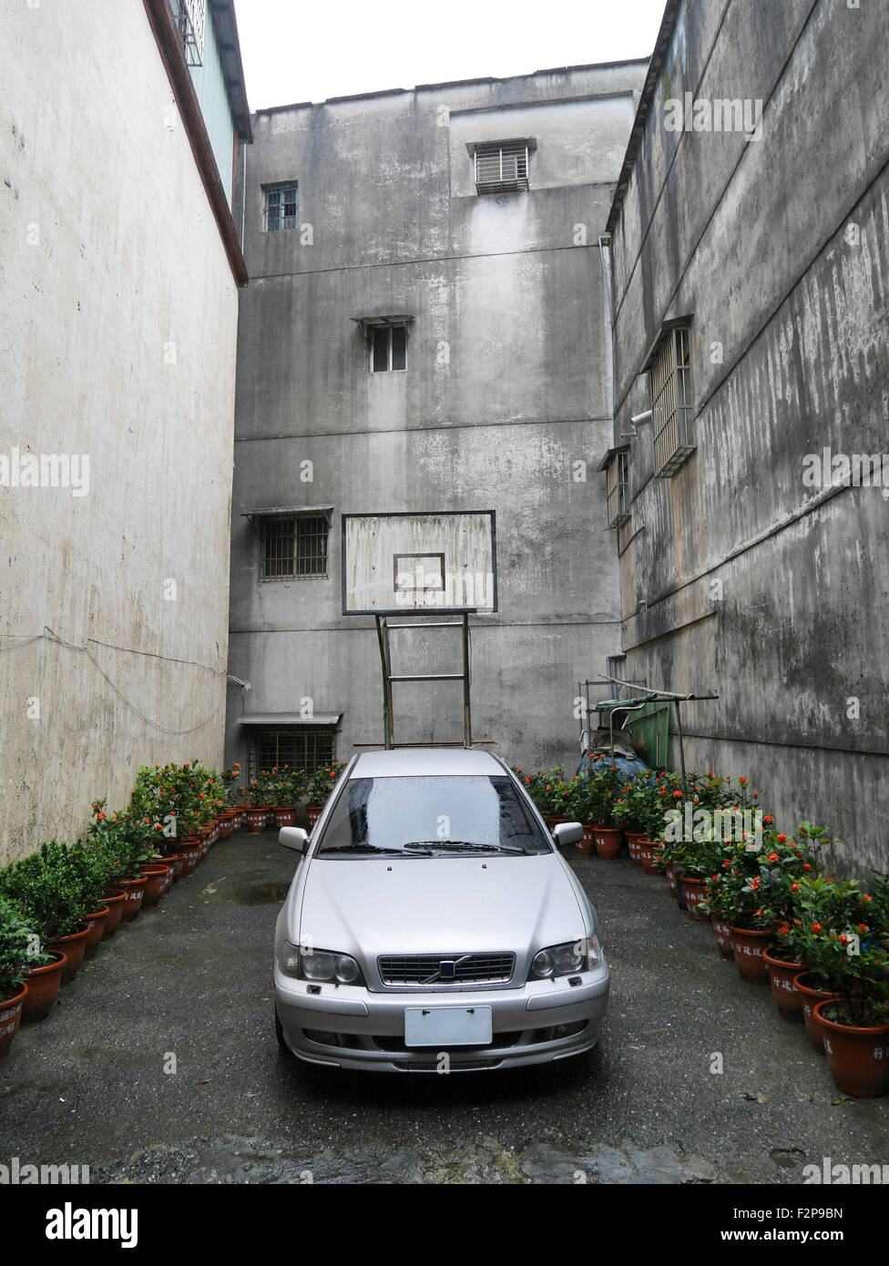 Backyard basketball hoop hi-res stock photography and images - Alamy