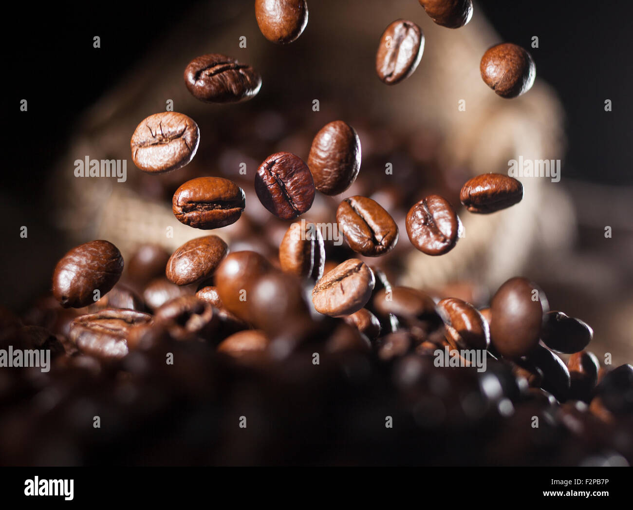 Falling cocoa beans hi-res stock photography and images - Alamy