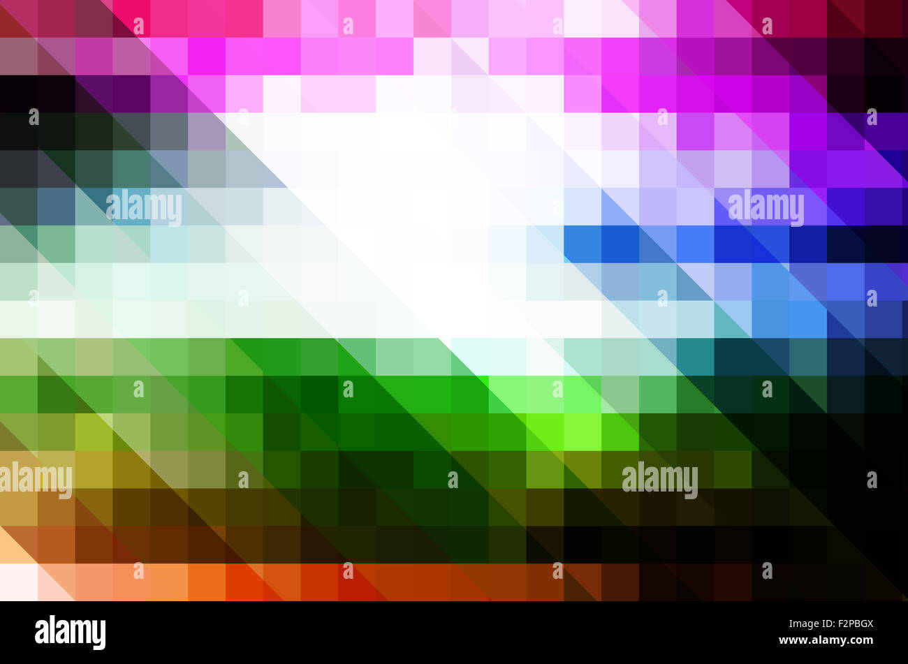 abstract multicolor background with square pattern Stock Photo - Alamy