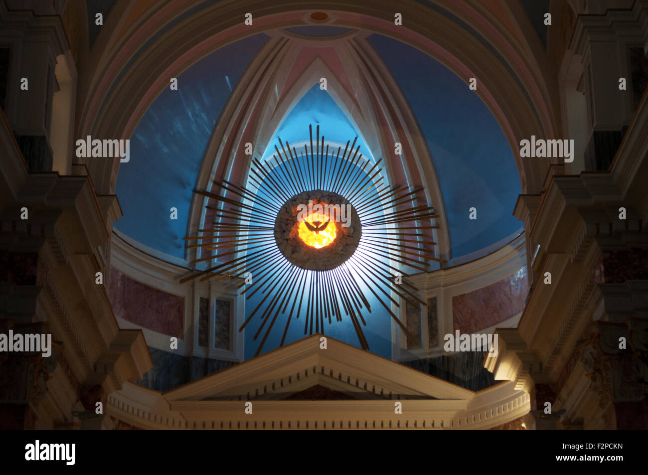 Middle East, catholic churches: the interior dome of the Saint Peter's ...