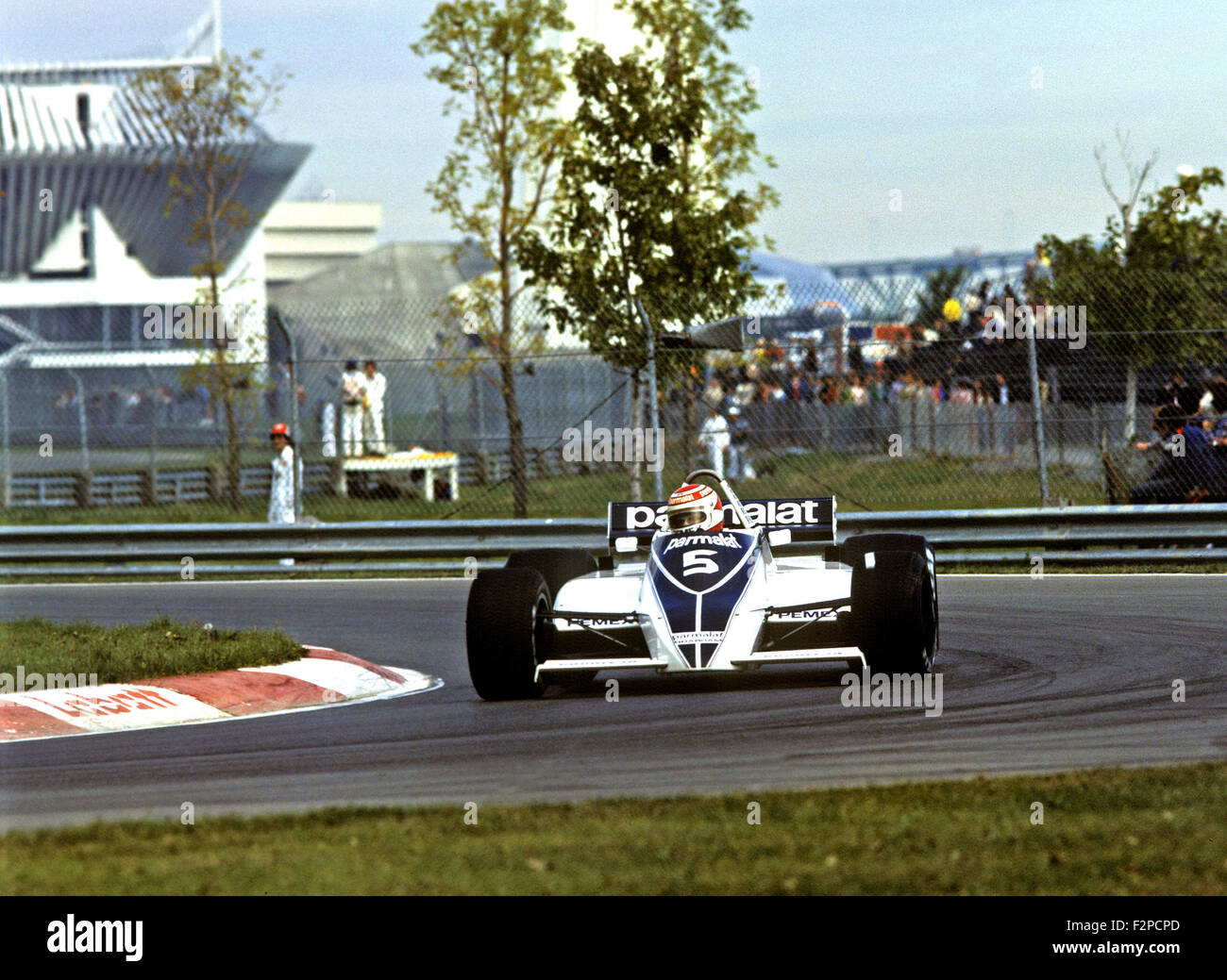 Nelson Piquet in his Brabham BMW BT49 Canadian GP at Montreal 1981 ...