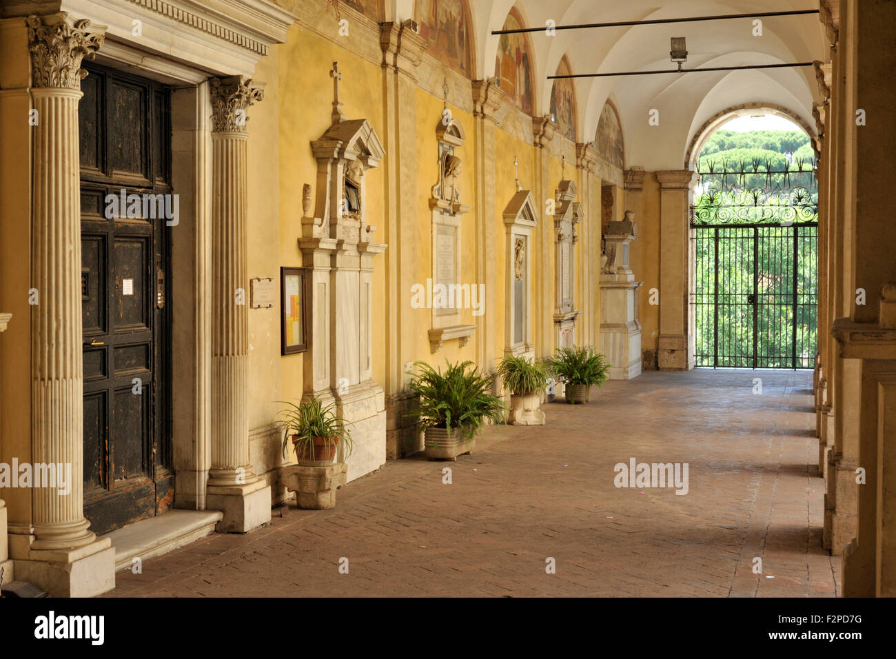 Italy, Rome, Caelian Hill, Monastery of San Gregorio al Celio Stock ...