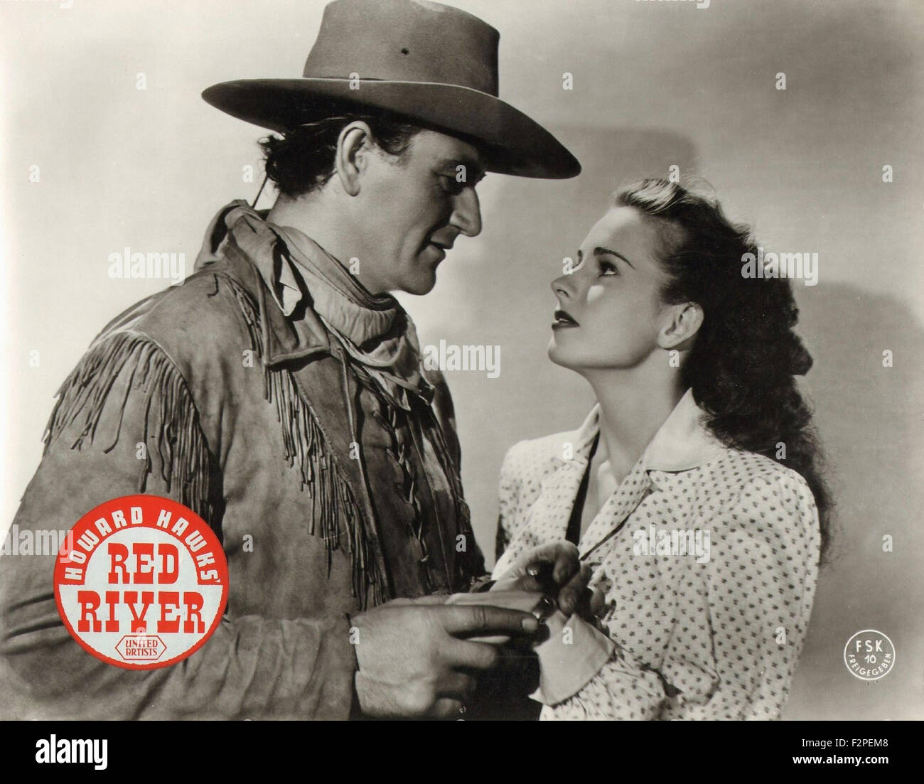 Red River - Movie Poster Stock Photo - Alamy
