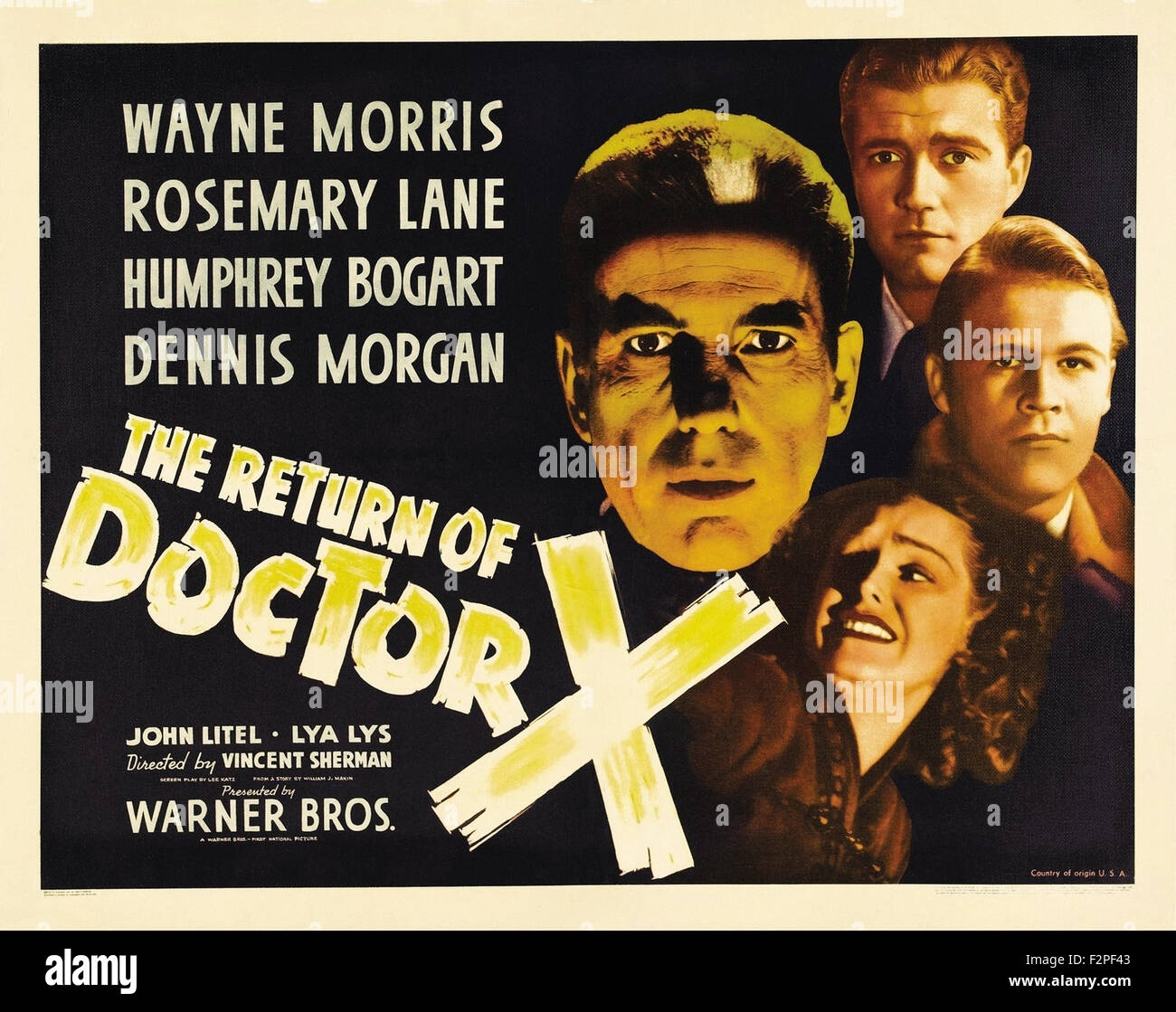 Return of Doctor X, The - Movie Poster Stock Photo - Alamy