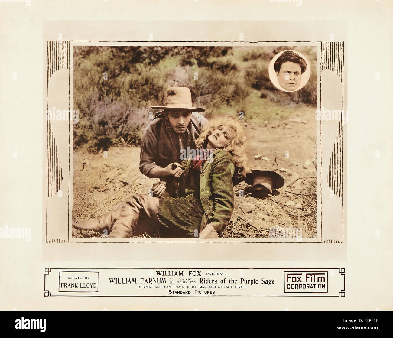 Riders of the Purple Sage (1918) - Movie Poster Stock Photo - Alamy