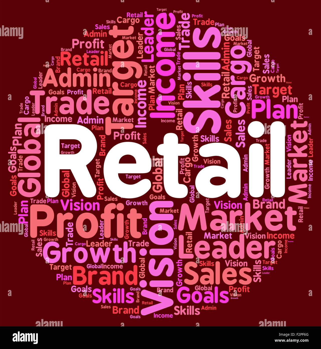 Retail Word Representing Commerce Consumerism And Selling Stock Photo ...