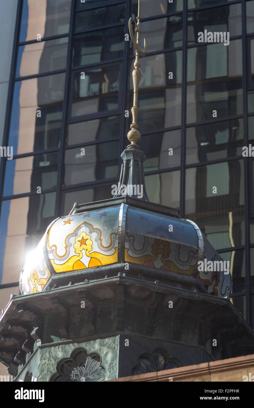 Glass dome of the Turkish Bath House in Bishopsgate designed by Harold ...