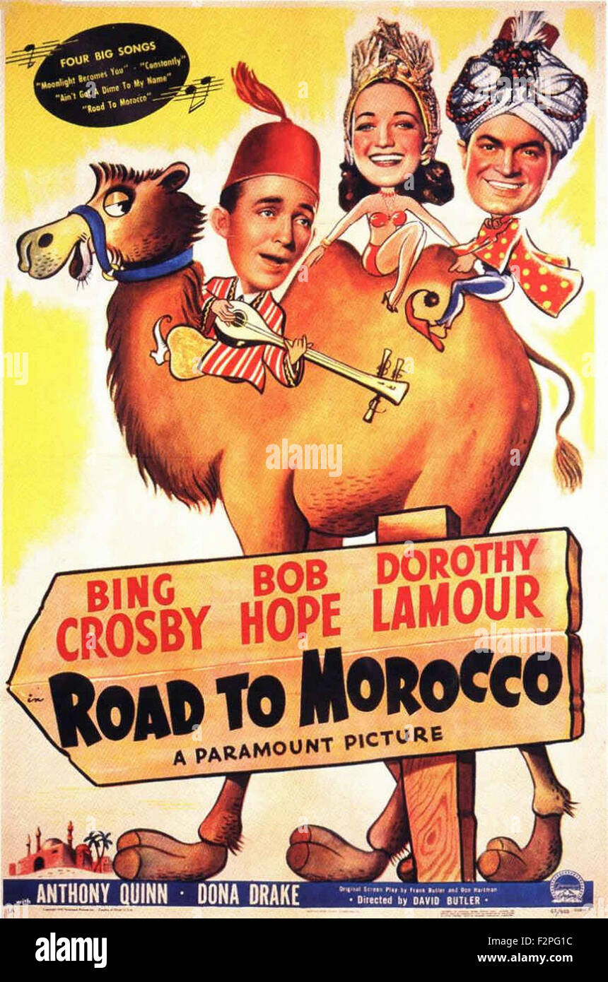 Road to Morocco - Movie Poster Stock Photo - Alamy