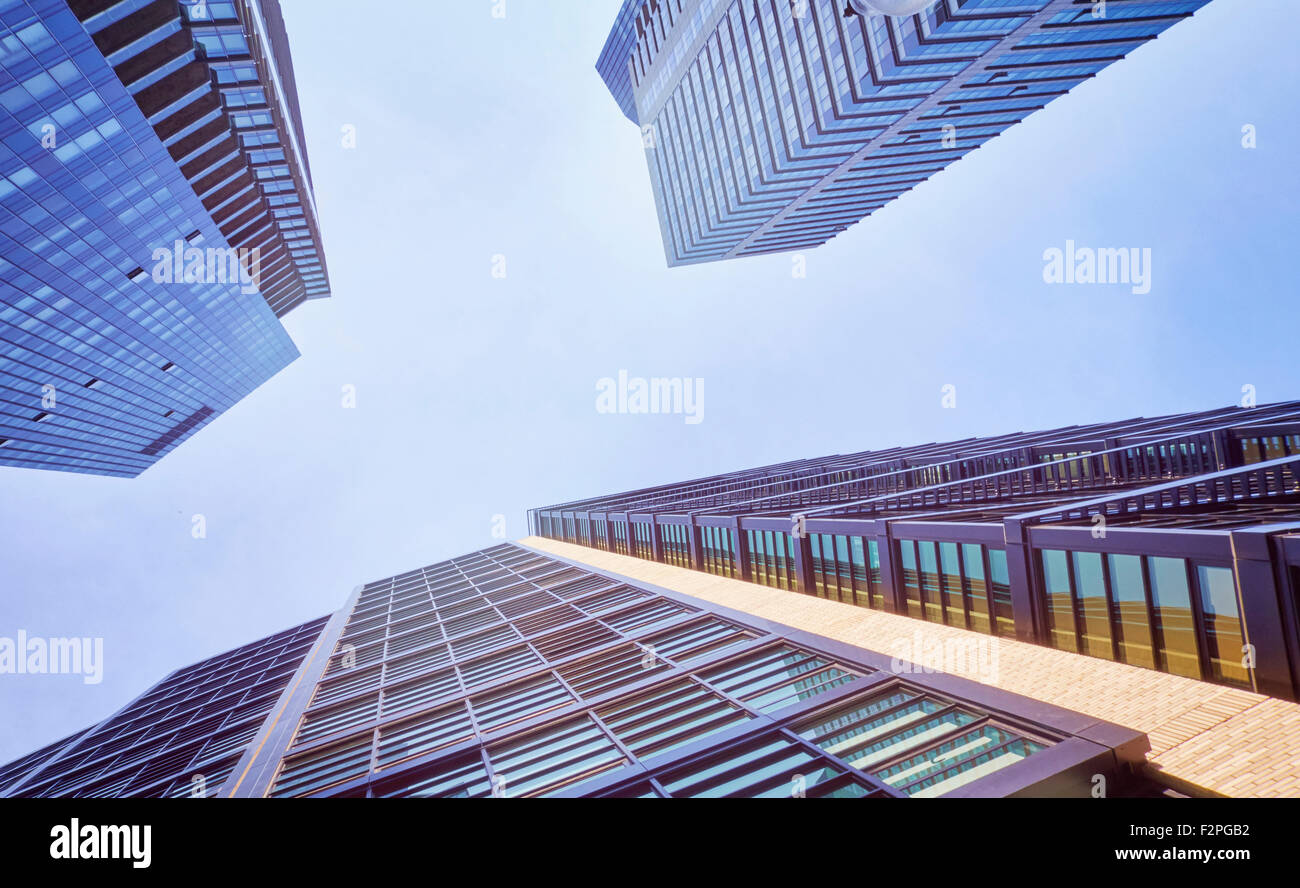 USA, Boston, view to skyscrapers from below Stock Photo - Alamy