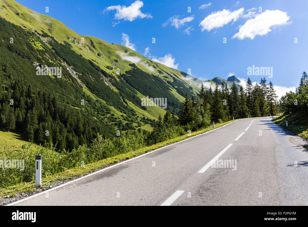 Austria, Tyrol, Mountain pass to Hahntennjoch Stock Photo - Alamy