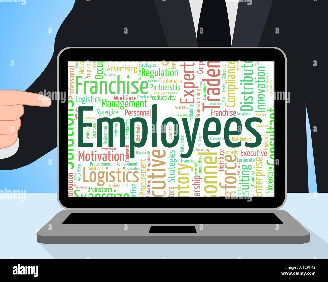 Staff member word hi-res stock photography and images - Alamy