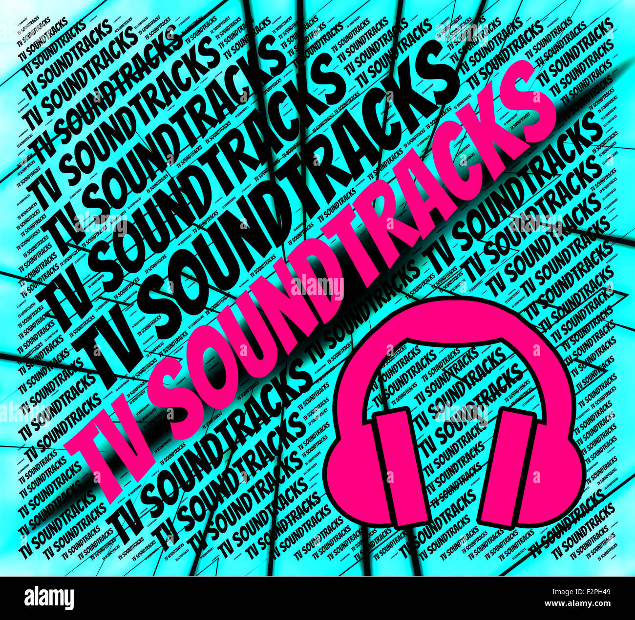 Tv Soundtracks Indicating Recorded Music And Accompanying Stock Photo ...