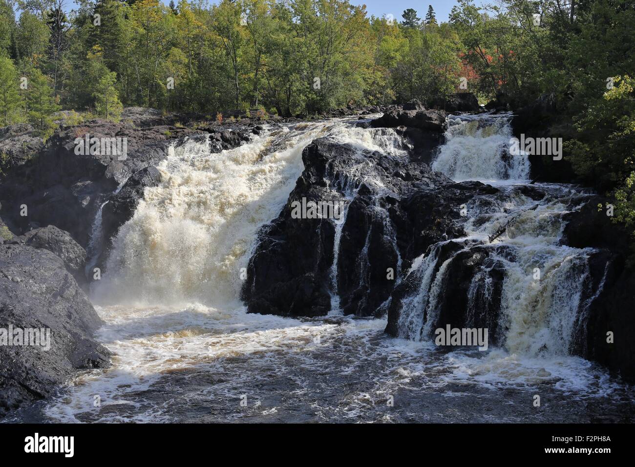 Kawishiwi Falls near Ely, Minnesota Stock Photo - Alamy