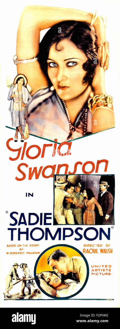 Sadie Thompson - Movie Poster Stock Photo - Alamy
