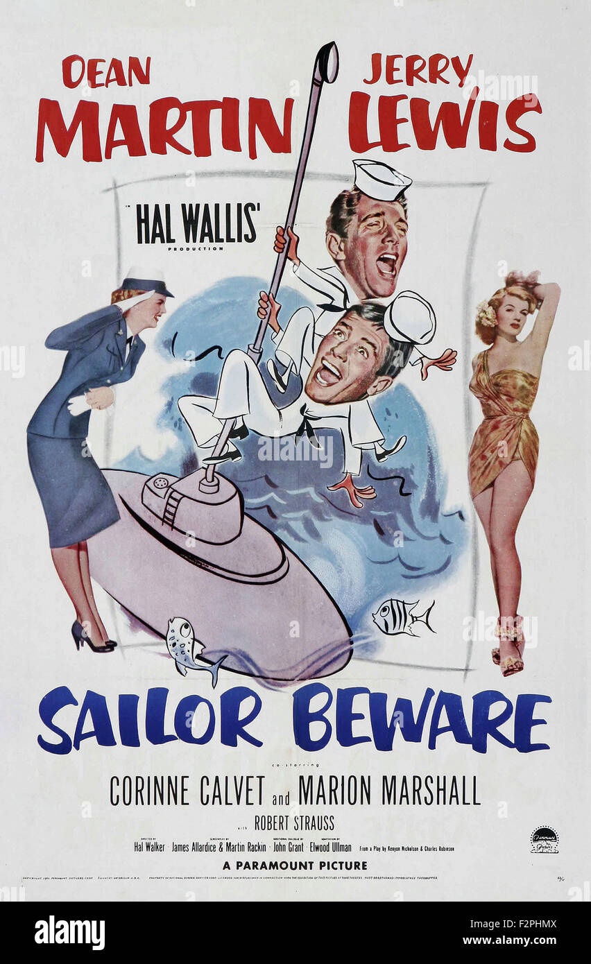 Sailor Beware - Movie Poster Stock Photo - Alamy