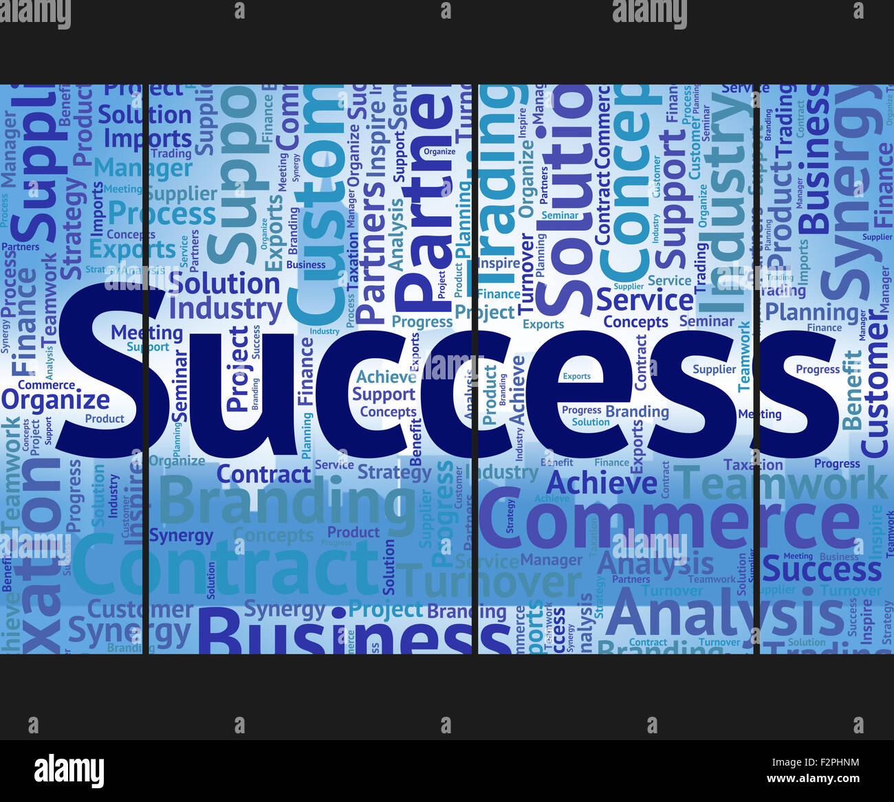 Success Word Indicating Succeed Victory And Triumph Stock Photo - Alamy