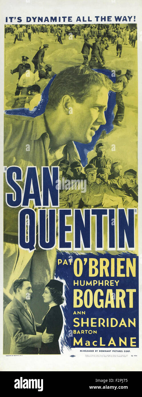 San Quentin (1937) - Movie Poster Stock Photo - Alamy