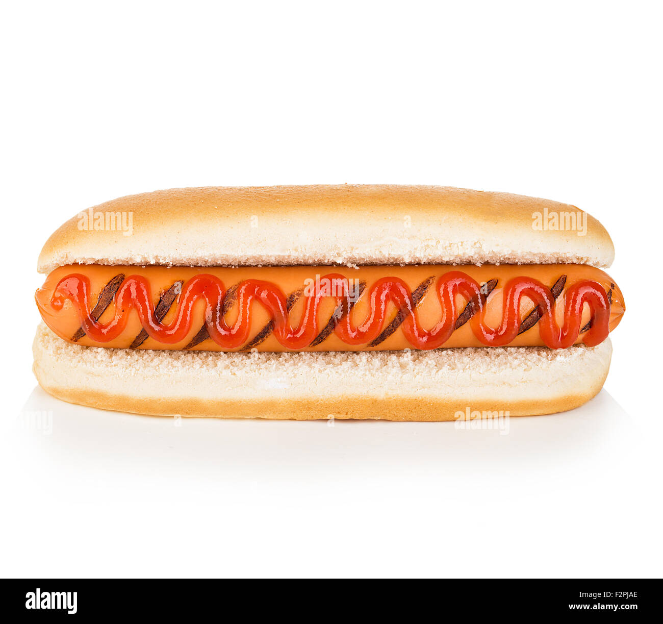 Hot dog isolated Stock Photo - Alamy
