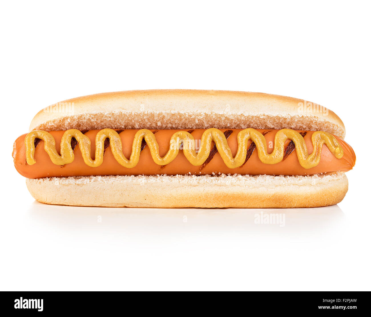Hot dog isolated Stock Photo - Alamy