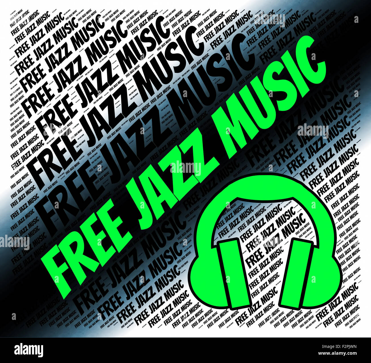 Free Jazz Music Showing Sound Tracks And Harmony Stock Photo - Alamy