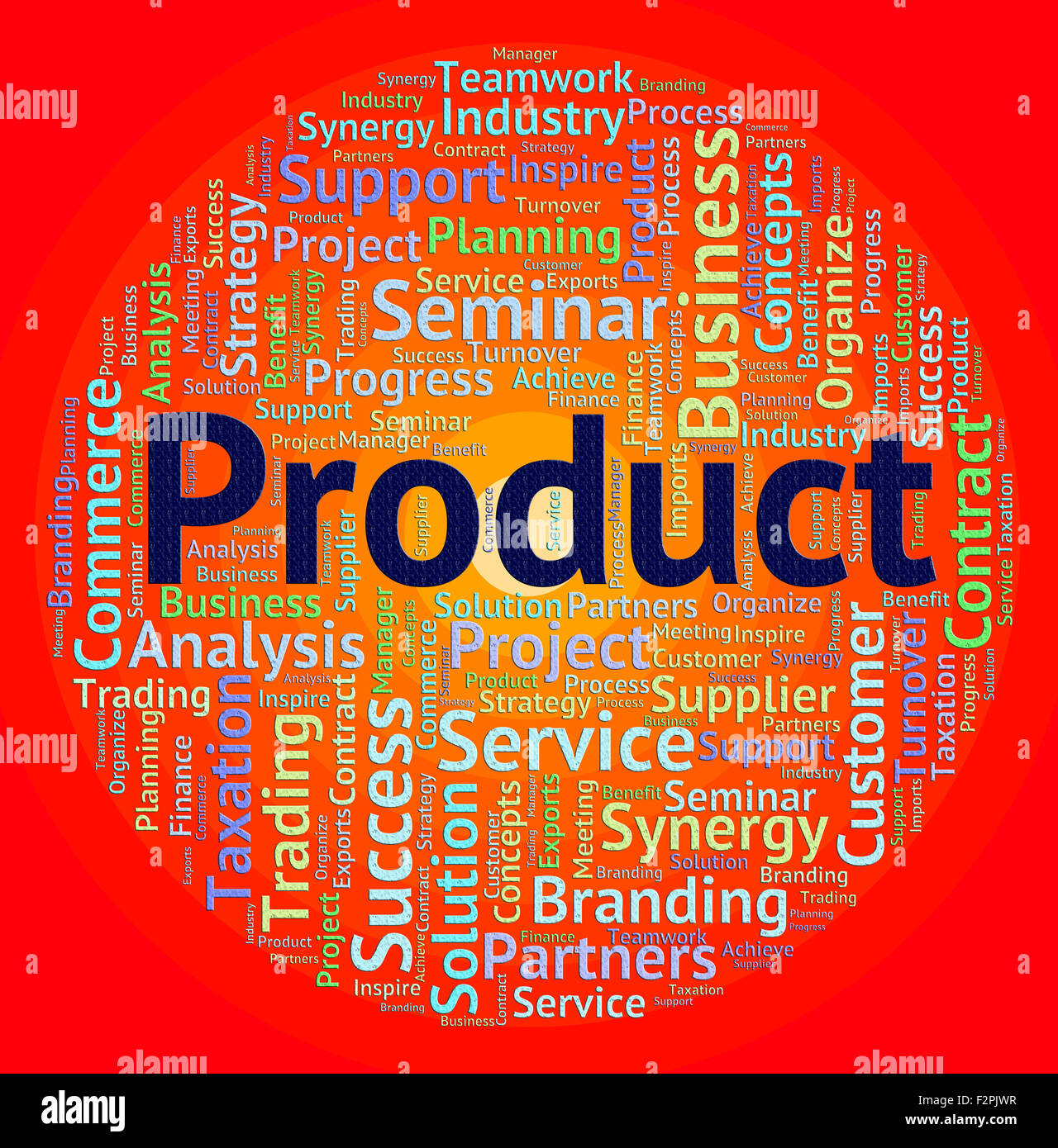 Product Word Indicating Shopping Text And Stock Stock Photo - Alamy