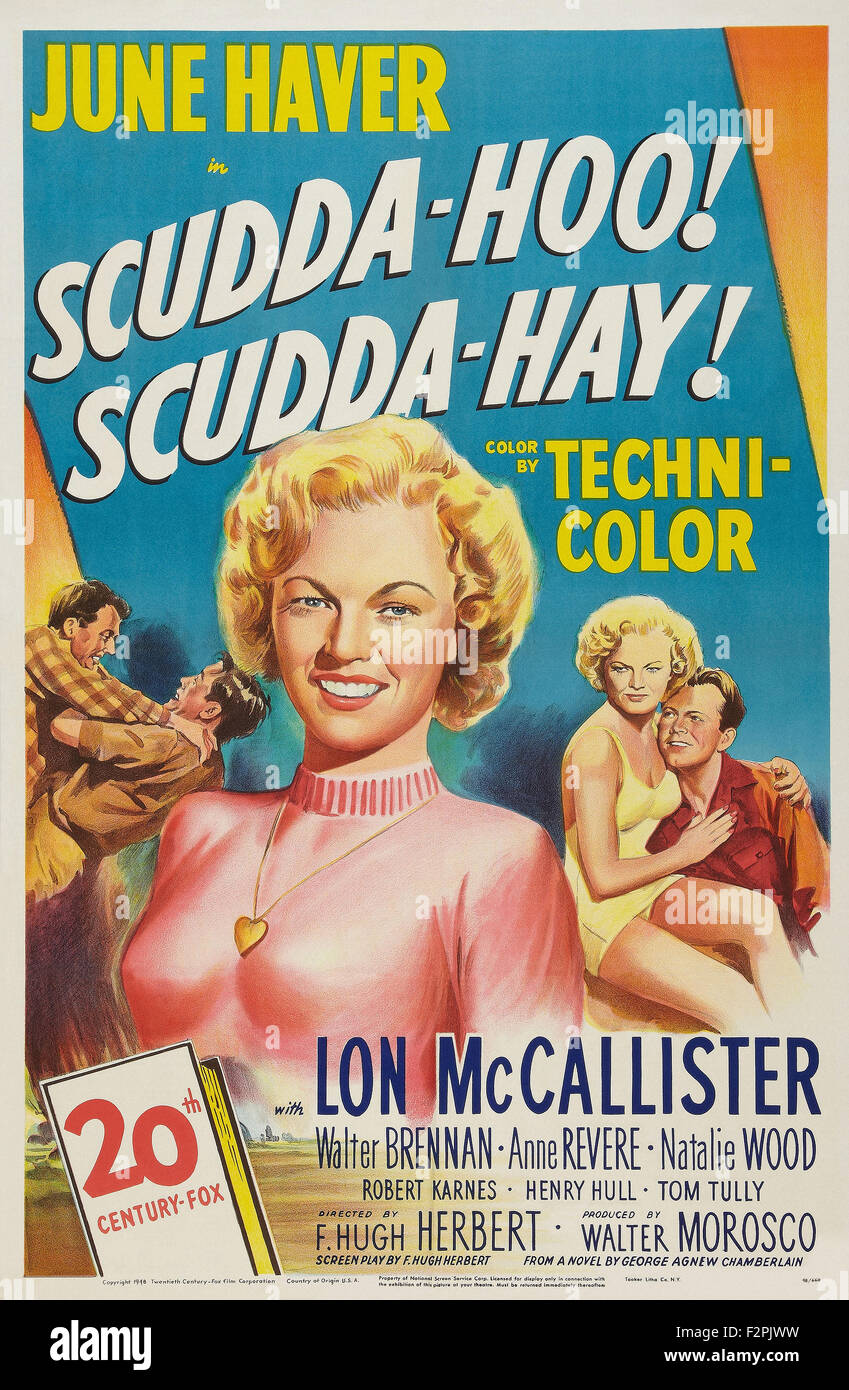 Scudda Hoo Scudda Hay - Movie Poster Stock Photo - Alamy