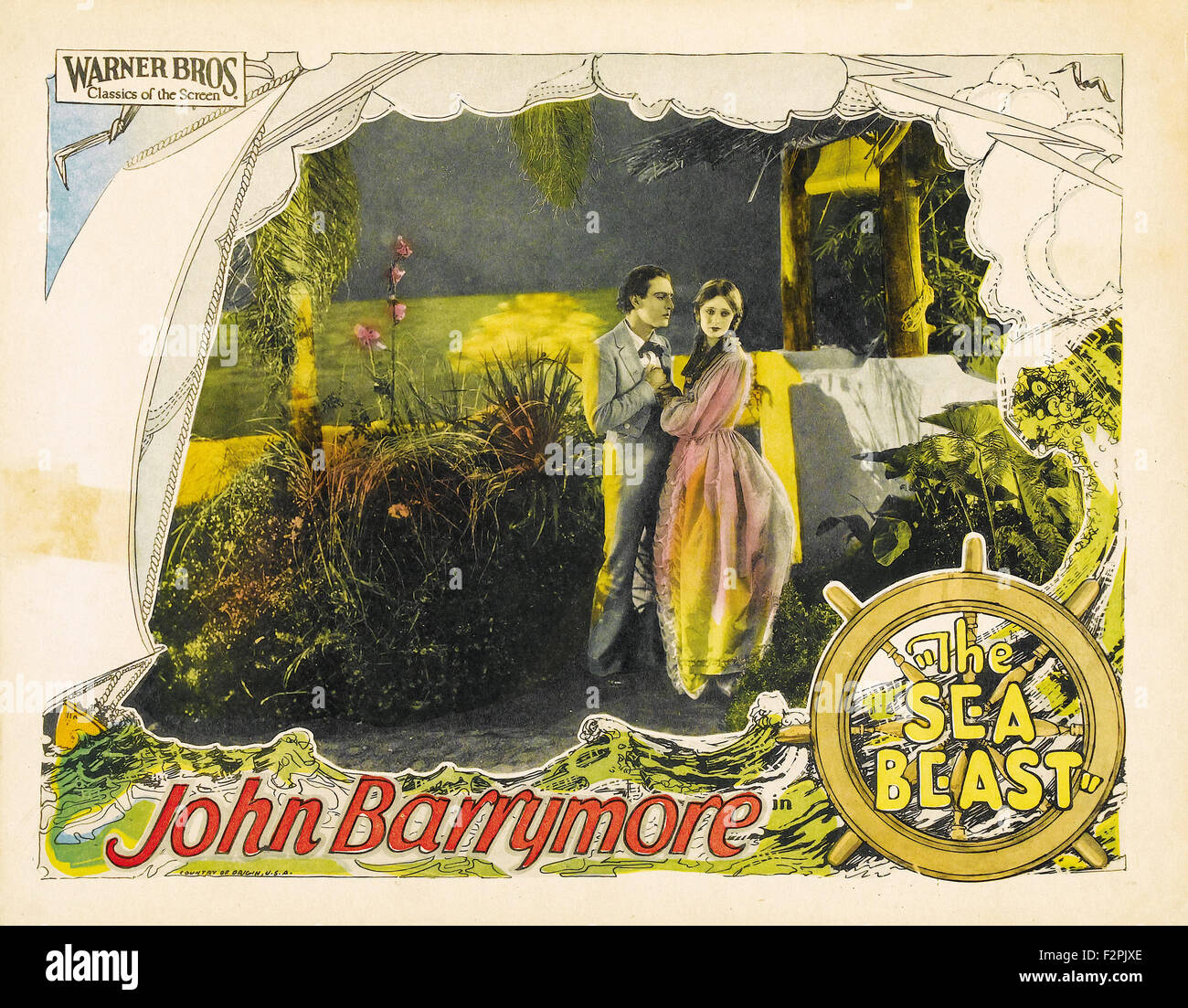 Sea Beast, The - Movie Poster Stock Photo - Alamy