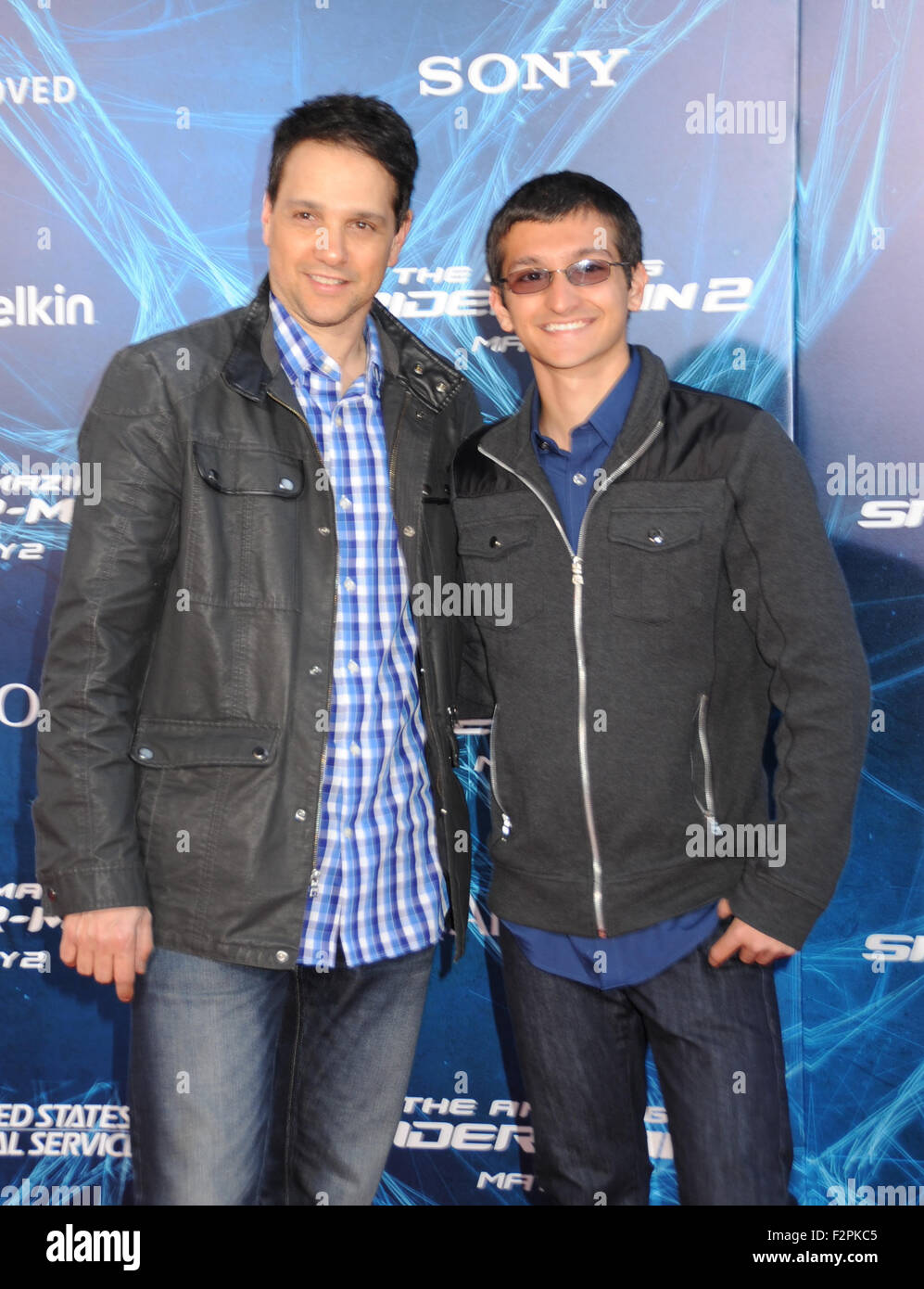 New York, USA. 240414. Ralph Macchio and guest at "The Amazing Spider ...