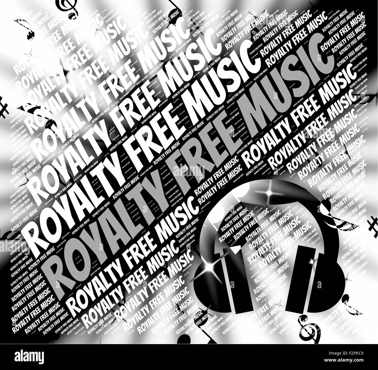 Royalty Free Music Indicating Sound Tracks And Copyrighted Stock Photo ...