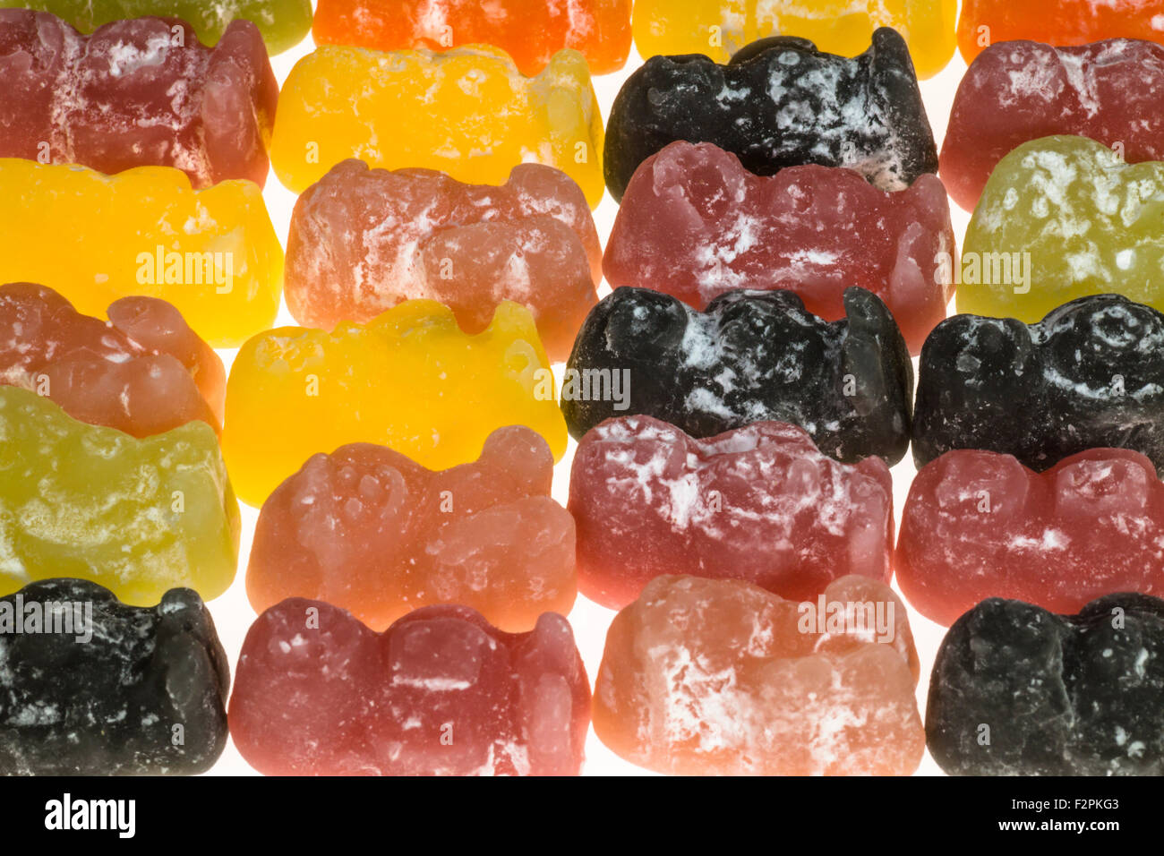 Jelly Baby's, a very sweet sugary confectionery. Visual metaphor for ...