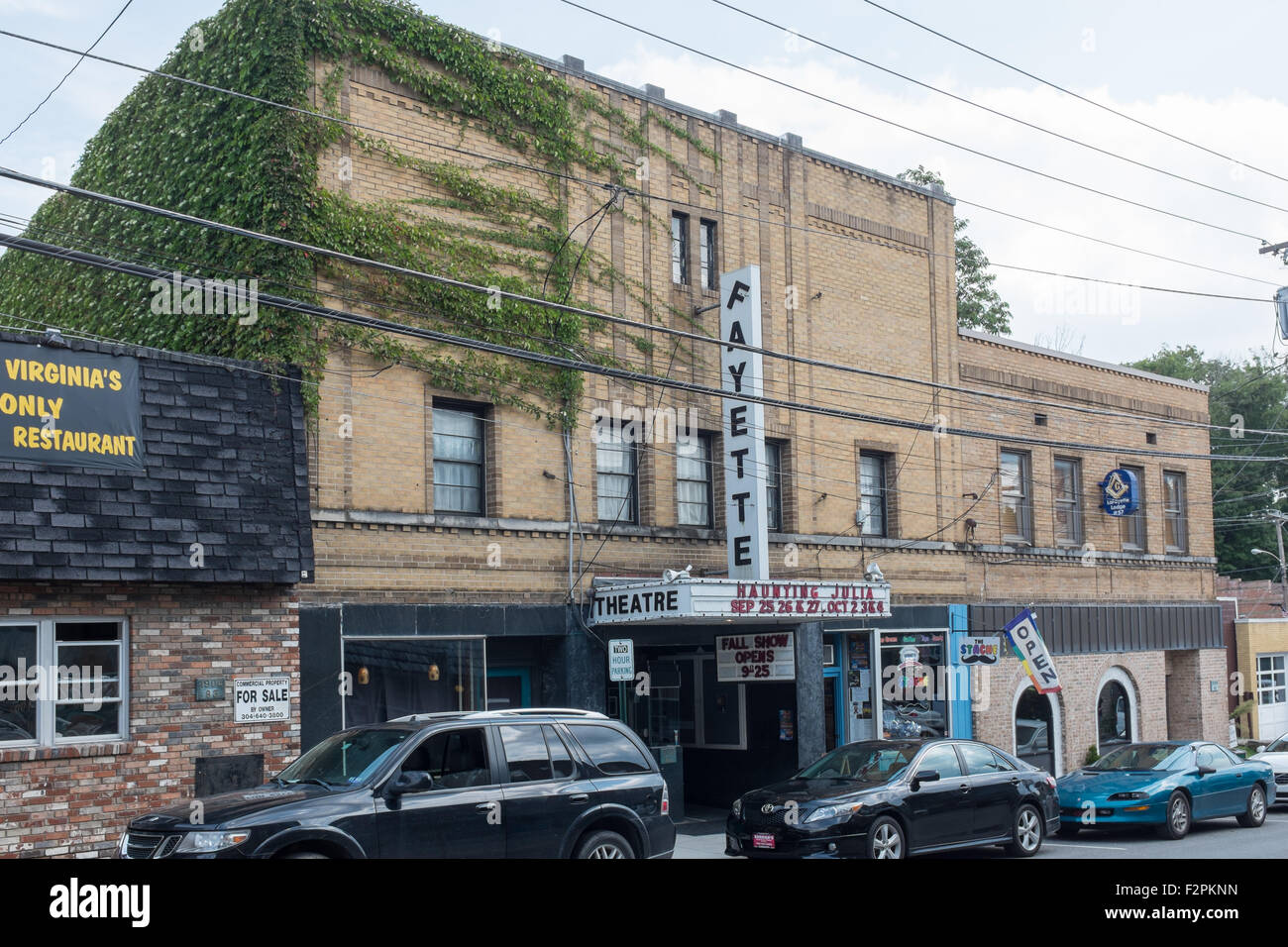 Fayette Theatre in the West Virginia town of Fayetteville Stock Photo ...