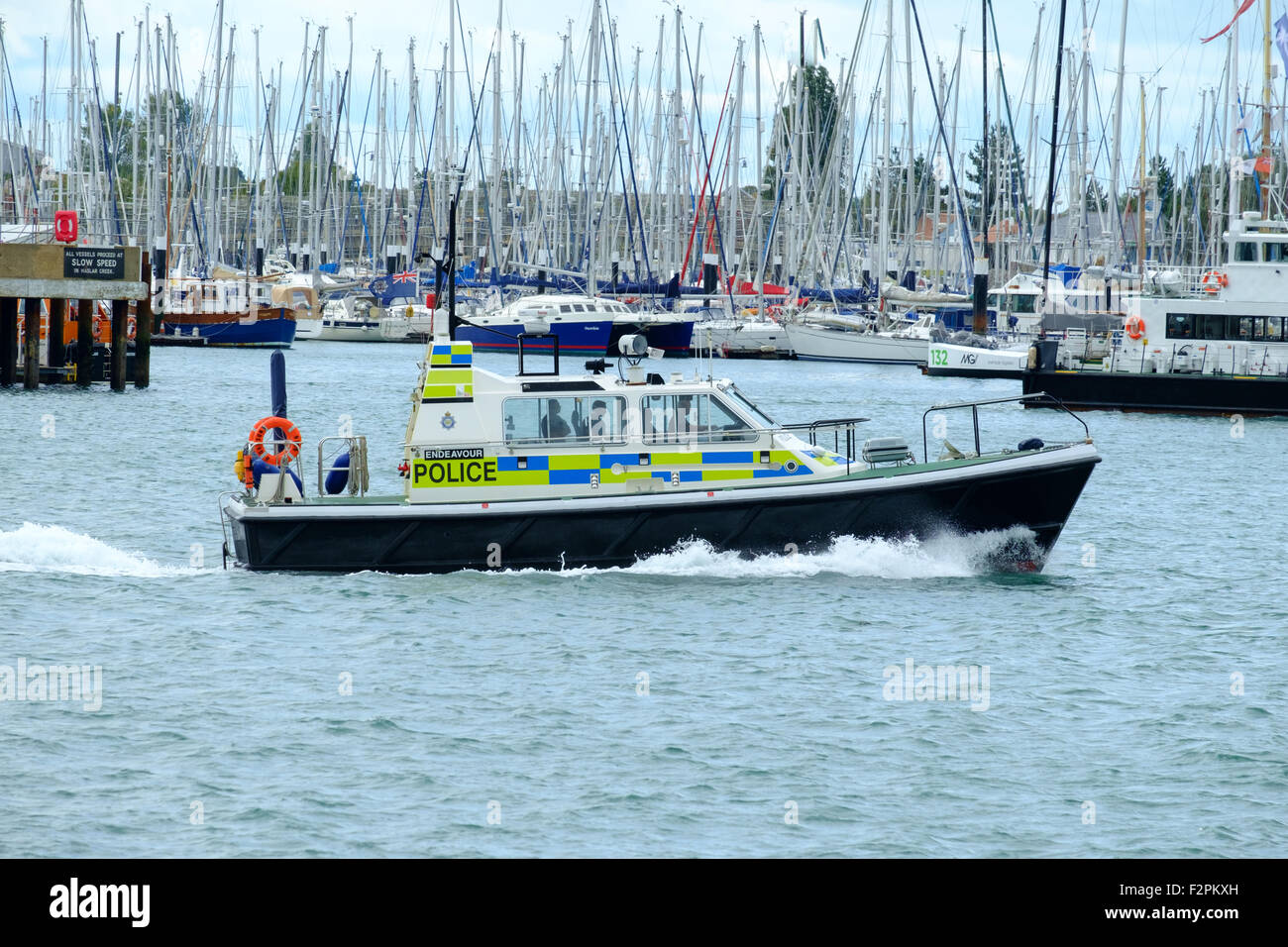 Hampshire Police Boat Police Patrolling Portsmouth Portsmouth harbour ...