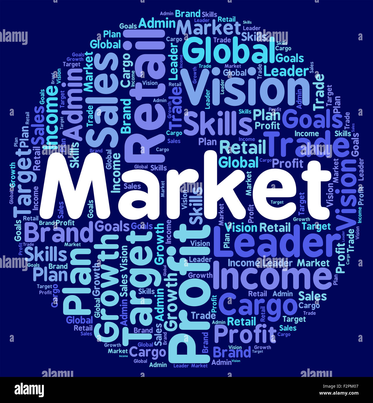 Market Word Showing Fair Wordclouds And Words Stock Photo - Alamy