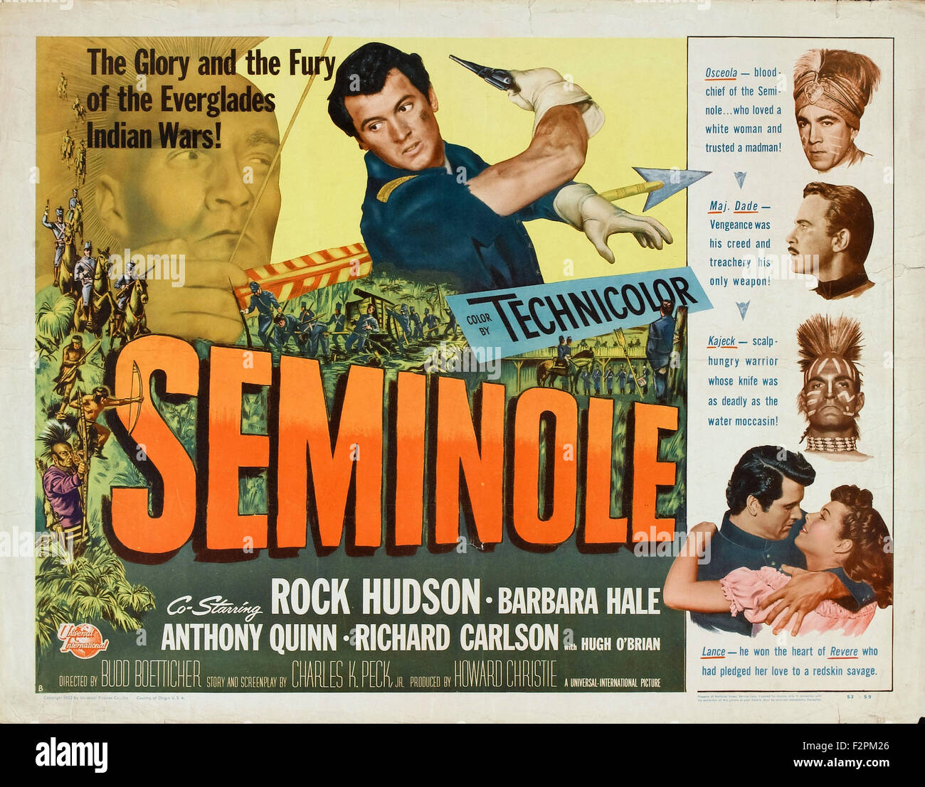 Seminole 02 Original Unclean- Movie Poster Stock Photo - Alamy